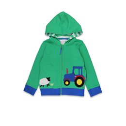 Toby tiger Sweatjacke Jungen Gr&ouml;&szlig;e 86 gr&uuml;n