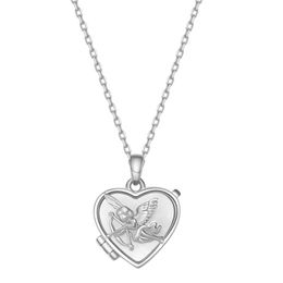 Hey Happiness Kette 'Cupid Heart Locket' Damen Gr&ouml;&szlig;e Onesize silber