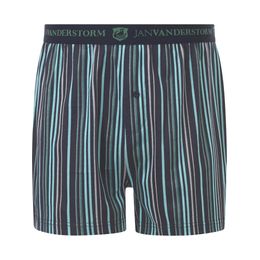 Jan Vanderstorm Boxershorts 'Kurtan' Herren Gr&ouml;&szlig;e 5XL hellblau / dunkelblau / grau / gr&uuml;n
