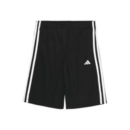 adidas Sportswear Sportshorts 'Train Essentials Aeroready 3-Stripes -Fit' Jungen Gr&ouml;&szlig;e 152 schwarz / wei&szlig;