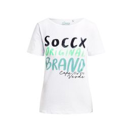 SOCCX T-Shirt Damen Gr&ouml;&szlig;e XL wollwei&szlig;