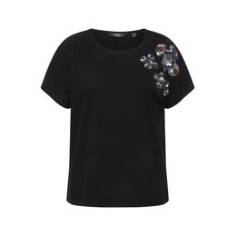 Ulla Popken Shirt Damen Gr&ouml;&szlig;e L/XL schwarz / silber