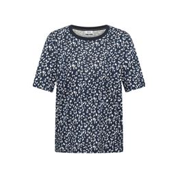 Cecil T-Shirt Damen Gr&ouml;&szlig;e XXL nachtblau / enzian / wei&szlig;