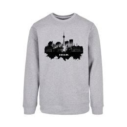 F4NT4STIC Sweatshirt 'Cities Collection - Berlin skyline' Herren Gr&ouml;&szlig;e M grau / schwarz