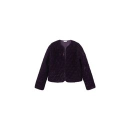 MANGO TEEN Jacke 'Cheers' Damen Gr&ouml;&szlig;e S dunkellila