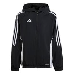 adidas Performance Sportjacke 'Tiro 24' Jungen Gr&ouml;&szlig;e 164 schwarz / wei&szlig;