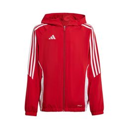 adidas Performance Sportjacke 'Tiro 24' Jungen Gr&ouml;&szlig;e 164 rot / wei&szlig;