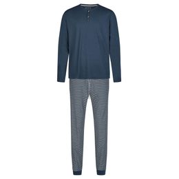 Phil & Co. Berlin Pyjama 'Henley' Herren Gr&ouml;&szlig;e XXL dunkelblau