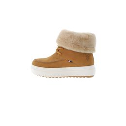 U.S. Polo Assn. Stiefelette 'ICY001WDHF1' Damen Gr&ouml;&szlig;e 39 creme / camel / wei&szlig; Winterschuhe
