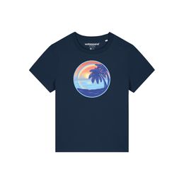Watapparel Shirt ' Sunset Rainbow ' Damen Gr&ouml;&szlig;e XS navy