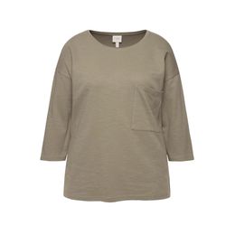 Ulla Popken Shirt Damen Gr&ouml;&szlig;e M/L khaki