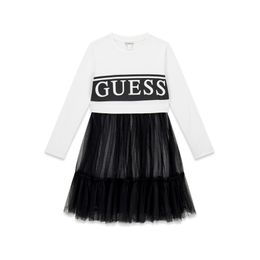 Guess Kleid M&auml;dchen Gr&ouml;&szlig;e 134 schwarz / wei&szlig;