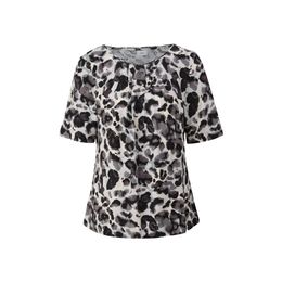 s.Oliver BLACK LABEL Bluse Damen Gr&ouml;&szlig;e XXL opal / grau / schwarz / naturwei&szlig;