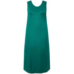 Ulla Popken Kleid Damen Gr&ouml;&szlig;e 42/44 gr&uuml;n Winterkleid