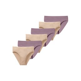 Schiesser Slip 'Essentials' Damen Gr&ouml;&szlig;e S/M beige / mauve