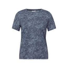 Cecil T-Shirt Damen Gr&ouml;&szlig;e XS nachtblau / hellblau