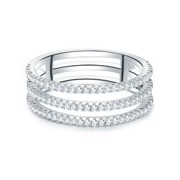Trilani Ring Damen Gr&ouml;&szlig;e 54 silber