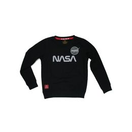 Alpha Industries Sweatshirt 'NASA' Jungen Gr&ouml;&szlig;e 176 schwarz