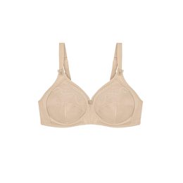 Triumph B&uuml;gelloser BH ' Doreen + Cotton ' Damen Gr&ouml;&szlig;e 100 beige