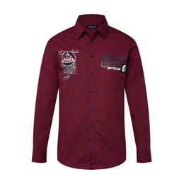 Men Plus Hemd Herren Gr&ouml;&szlig;e 7XL navy / bordeaux / wei&szlig;