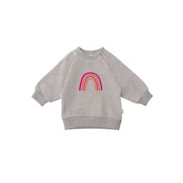 Liliput Sweatshirt 'Regenbogen' Jungen Gr&ouml;&szlig;e 110/116 grau / pink