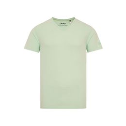 CMPD Basic T-Shirt mit V-Neck Herren Gr&ouml;&szlig;e 4XL mint
