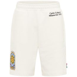 Carlo Colucci Sweatshorts 'Eickhorn' Herren Gr&ouml;&szlig;e 33 azur / schwarz / wei&szlig;