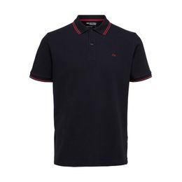 Selected Poloshirt 'SLHDante' Herren Gr&ouml;&szlig;e S weinrot / schwarz