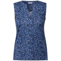 Cecil Top Damen Gr&ouml;&szlig;e XXXL pastellblau / hellblau / dunkelblau