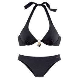 Bruno Banani Lm Bikini Damen Gr&ouml;&szlig;e S schwarz