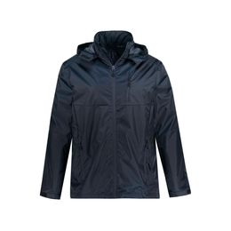 JP1880 JP 1880 gro&szlig;e Gr&ouml;&szlig;en Regenjacke, wasserdicht, Kapuze, Zipper, leichtes Mesh Futter 809332 Herren Gr&ouml;&szlig;e 8XL marine / schwarz