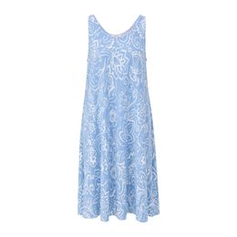 s.Oliver Sommerkleid Damen Gr&ouml;&szlig;e 36 hellblau / wei&szlig;