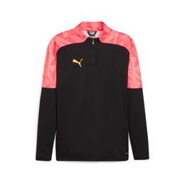 Puma Funktionsshirt 'IndividualFinal' Damen Gr&ouml;&szlig;e L gelb / koralle / lachs / schwarz