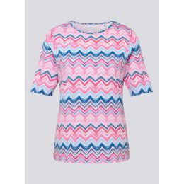 Rabe Rabe Rundhalsshirt Damen Gr&ouml;&szlig;e M blau / lila / pink