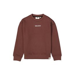 Garcia Sweatshirt Jungen Gr&ouml;&szlig;e 140/146 kastanienbraun / wei&szlig;