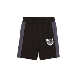 Puma Shorts Jungen Gr&ouml;&szlig;e 176 dunkelgrau / schwarz / wei&szlig;
