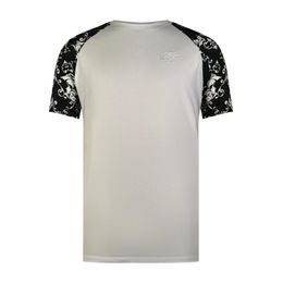 SikSilk T-Shirt 'Venetian' Herren Gr&ouml;&szlig;e XS schwarz / wei&szlig;