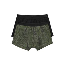 JP1880 Boxershorts Herren Gr&ouml;&szlig;e L khaki / dunkelgr&uuml;n / schwarz