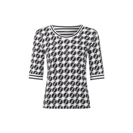 Marc Cain Shirt Damen Gr&ouml;&szlig;e M ecru / schwarz