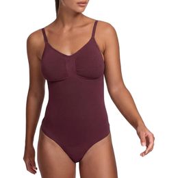 Cfab By Creamy Fabrics Shapingbody 'Sculpting Shapewear mit String' Damen Gr&ouml;&szlig;e L burgunder