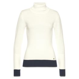 AJC Pullover Damen Gr&ouml;&szlig;e M ecru / navy