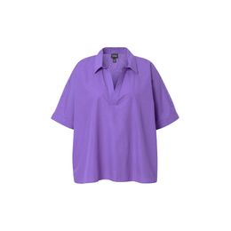 Ulla Popken Bluse Damen Gr&ouml;&szlig;e 4XL/5XL lila