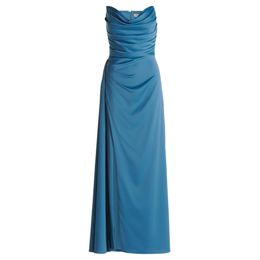 Vera Mont Abendkleid figurbetont Damen Gr&ouml;&szlig;e 40 blau Winterkleid