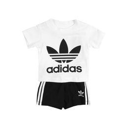 adidas originals Set 'Trefoil' Jungen Gr&ouml;&szlig;e 62 schwarz / wei&szlig;