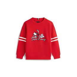 Tommy Hilfiger Sweatshirt Jungen Gr&ouml;&szlig;e 98 marine / rot / wei&szlig; / eierschale