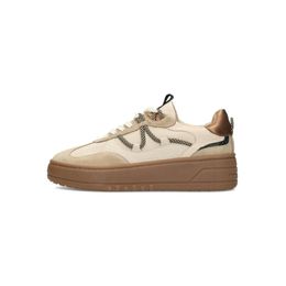 PS Poelman Sneaker Damen Gr&ouml;&szlig;e 41 creme / dunkelbeige