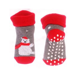 La Bortini Socken Jungen Gr&ouml;&szlig;e 29/32 grau