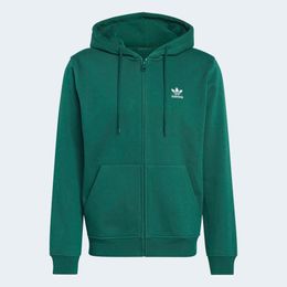 adidas originals Sweatjacke 'Trefoil Essentials' Herren Gr&ouml;&szlig;e M gr&uuml;n