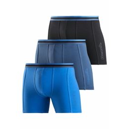 Bench Boxershorts Herren Gr&ouml;&szlig;e M blau / t&uuml;rkis / schwarz