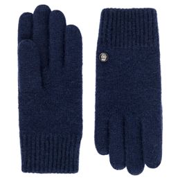 Roeckl Strickhandschuhe 'WALKHANDSCHUH MIT KASCHMIR' Damen Gr&ouml;&szlig;e M blau / navy / nachtblau / dunkelblau / blaumeliert